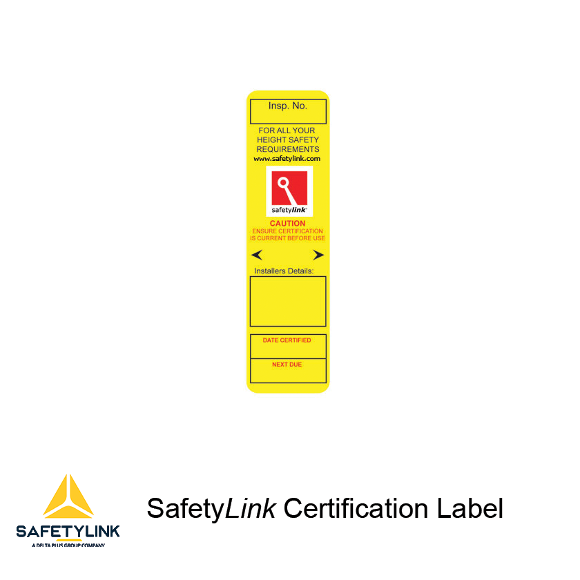 SafetyLink Certification Label – SafetyLink