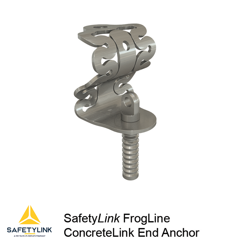 FrogLine – Intermediate Concrete Mount Lifeline – SafetyLink