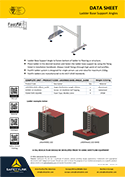 FASTFIT LADDER SYSTEMS – Ladder Base Support Angle – SafetyLink