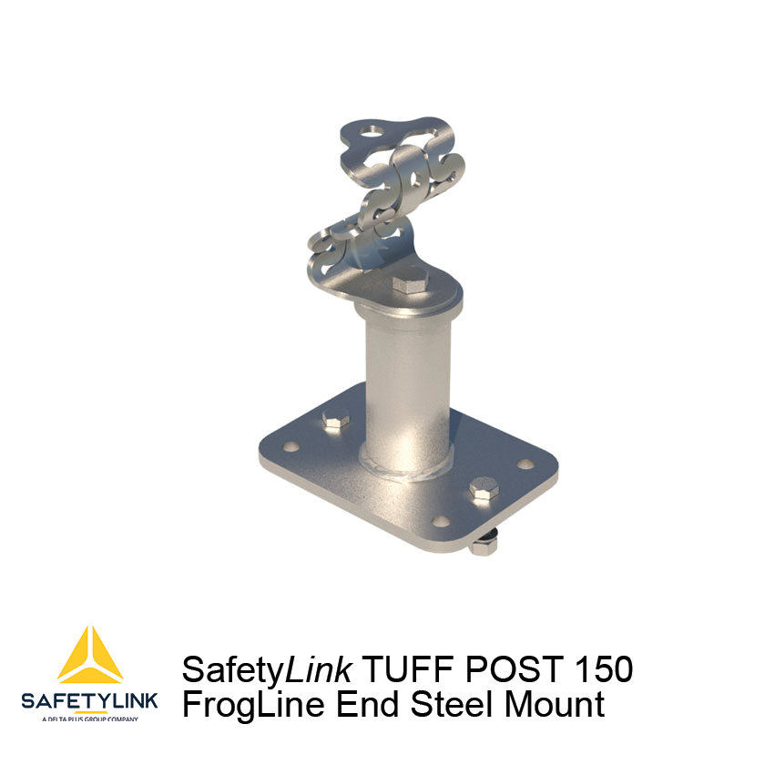 FrogLine – Tuff Post End Steel Mount Round 150 – SafetyLink