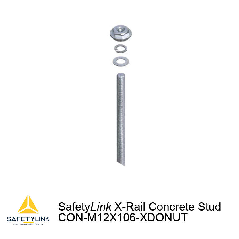 X-Rail – Horizontal Rail System Concrete Mount – SafetyLink