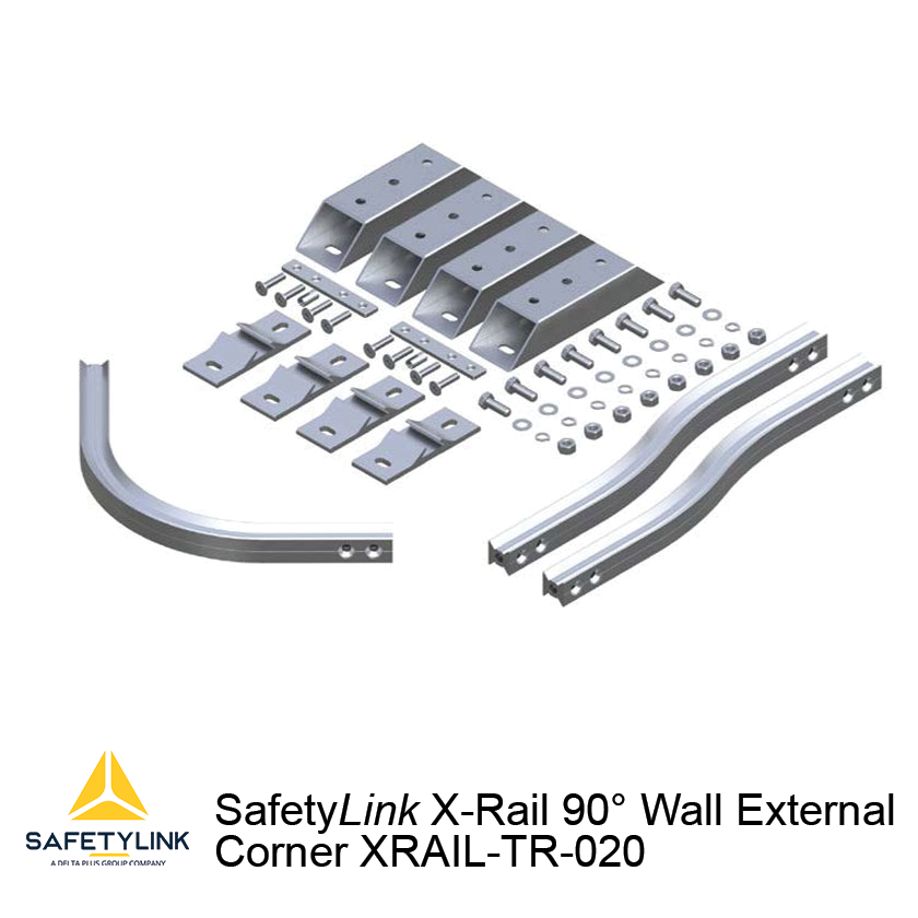 X-Rail – Horizontal Rail System Steel Mount – SafetyLink