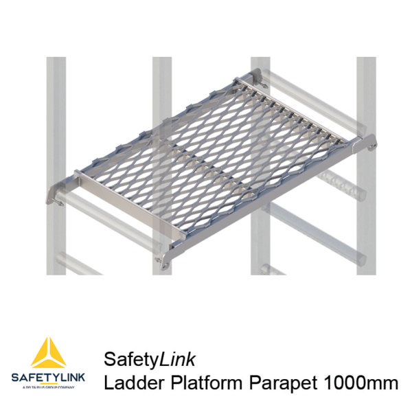 FASTFIT LADDER SYSTEMS – Ladder Platform Parapet 1000mm – SafetyLink