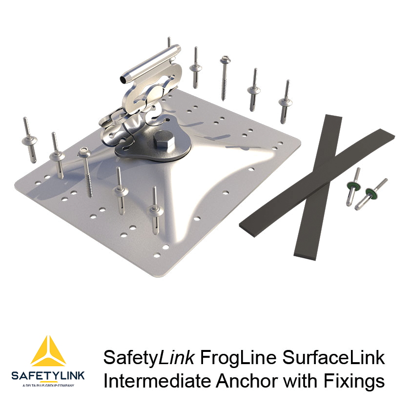 FrogLine – Intermediate Surface Mount Lifeline Stainless Steel - SafetyLink