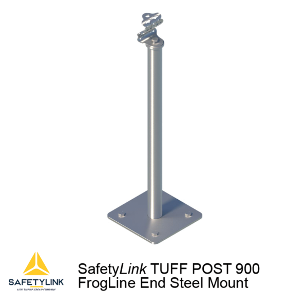 FrogLine – Tuff Post End Steel Mount Round 900 – SafetyLink