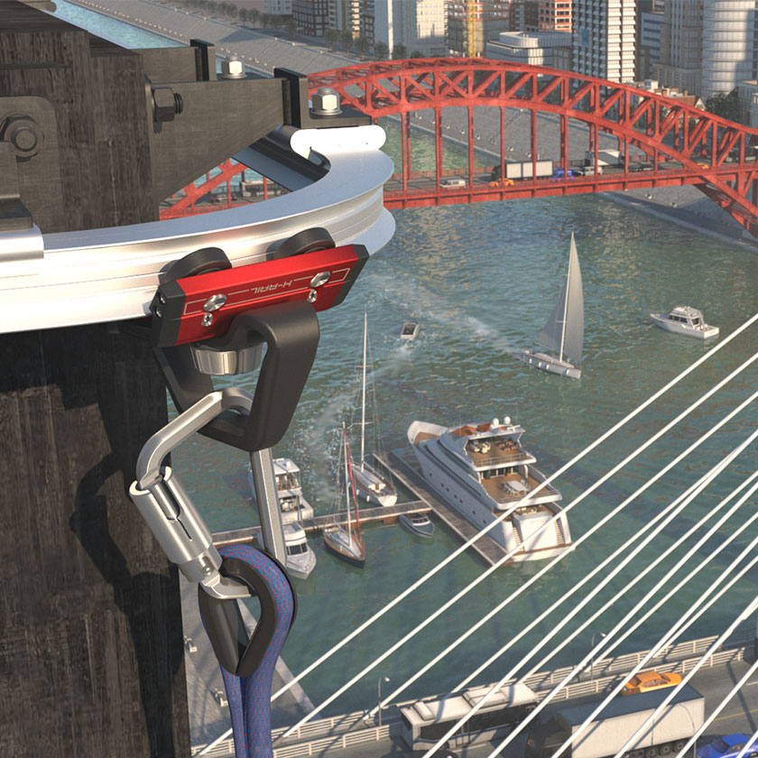 X-Rail - Horizontal Rail System Concealed Fix - SafetyLink