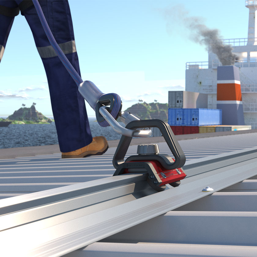 X-Rail – Horizontal Rail System Surface Mount – SafetyLink