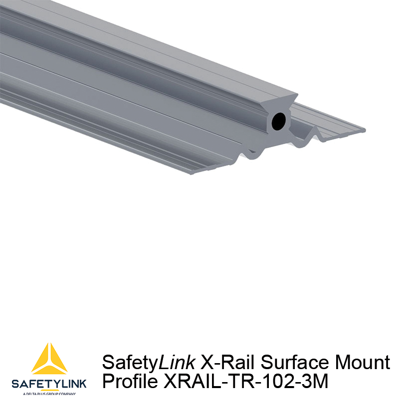 X-Rail – Horizontal Rail System Surface Mount - SafetyLink