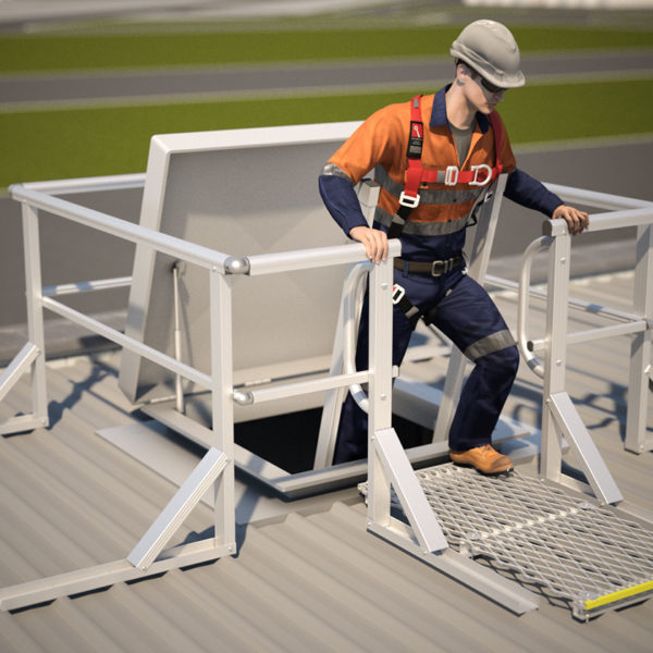 FASTFIT GUARDRAIL SYSTEMS – Hatch (Concrete Mounted) – SafetyLink