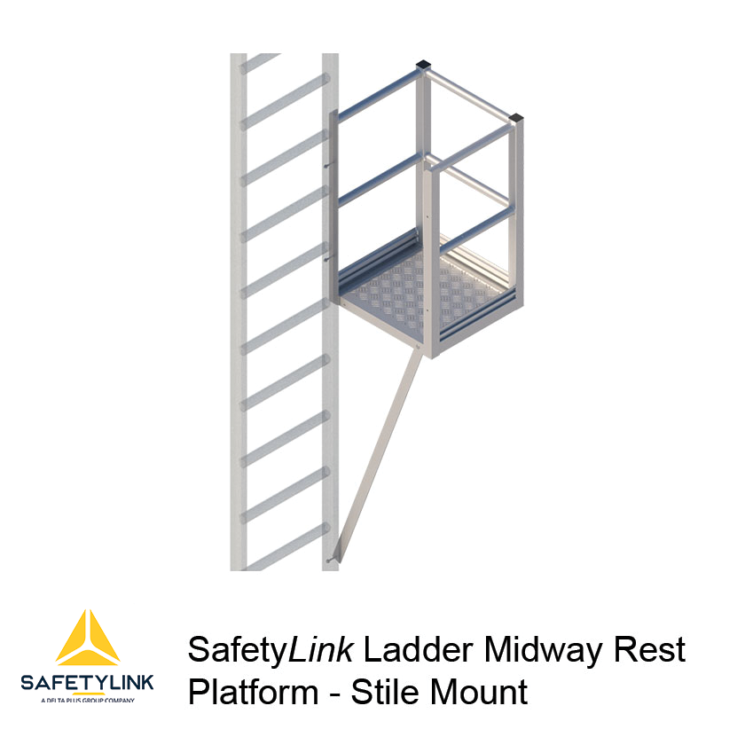 FASTFIT LADDER SYSTEMS – LADDER MIDWAY REST PLATFORM – STILE MOUNT ...