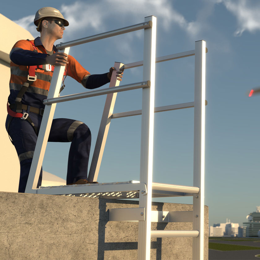 FASTFIT LADDER SYSTEMS – Ladder Section 1200mm – SafetyLink