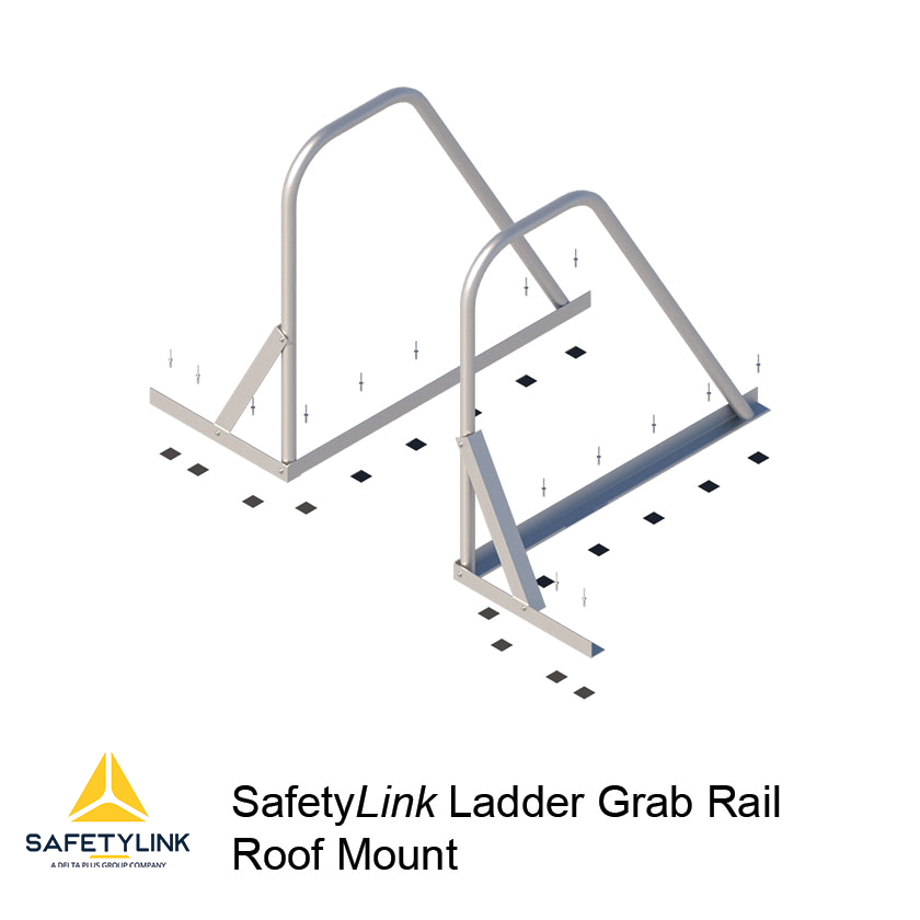 FASTFIT GUARDRAIL SYSTEMS – LADDER GRAB RAIL – SURFACE MOUNT - SafetyLink