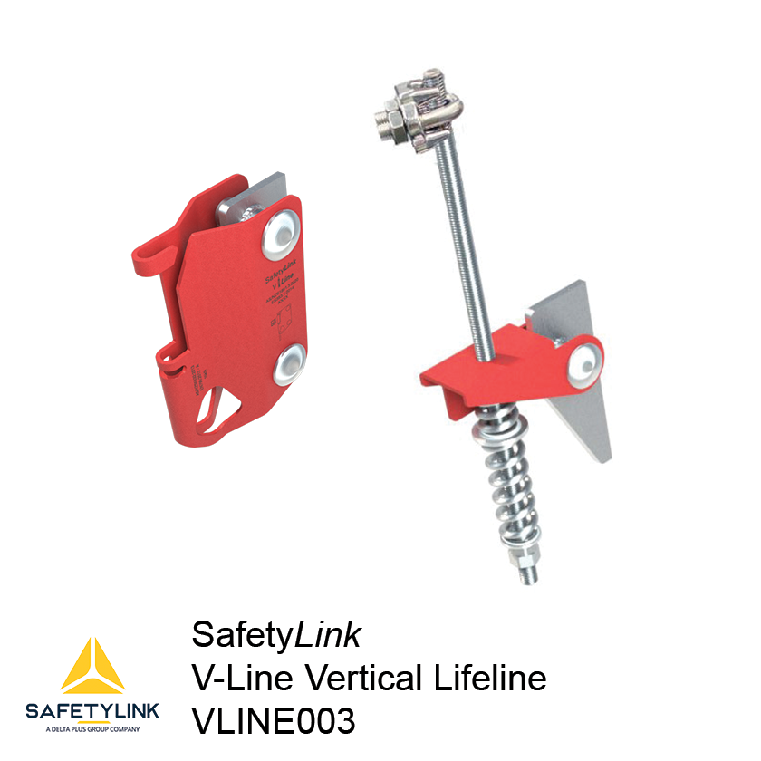 V-Line Top and Bottom Brackets with Mounting Plates – SafetyLink