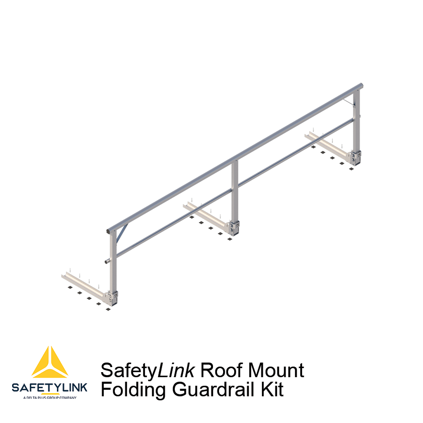 FASTFIT GUARDRAIL SYSTEMS – Roof Mount Folding Guardrail Kit – SafetyLink