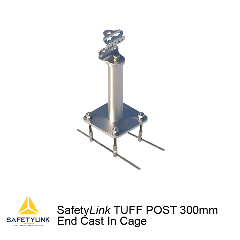FrogLine – Tuff Post Corner Concrete Cast-In Round 300 – SafetyLink