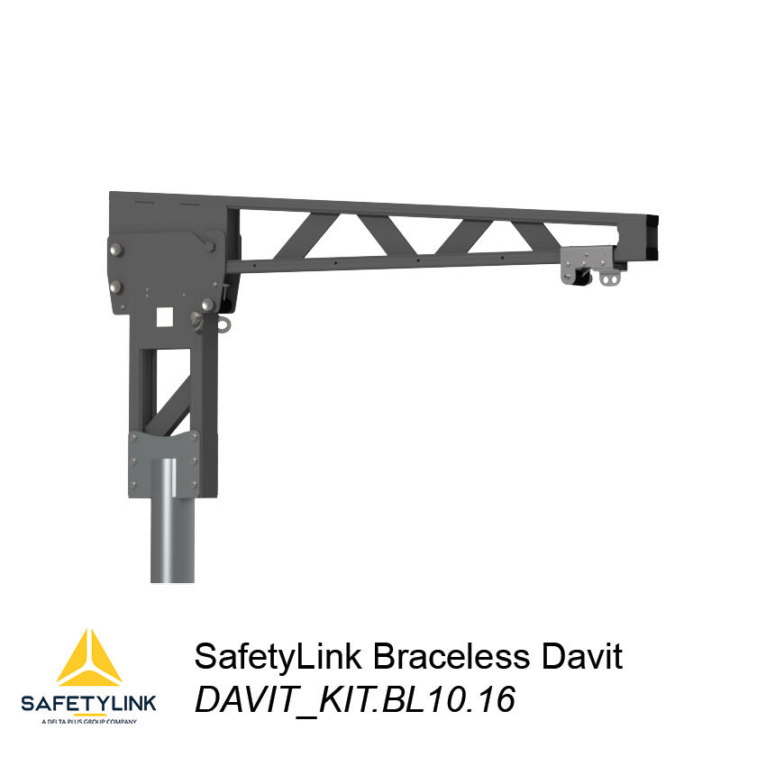 Braceless Davit DAVIT_KIT.BL10.16 – SafetyLink