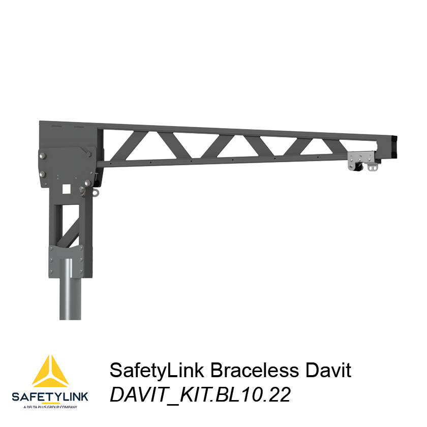 Braceless Davit DAVIT_KIT.BL10.22 – SafetyLink