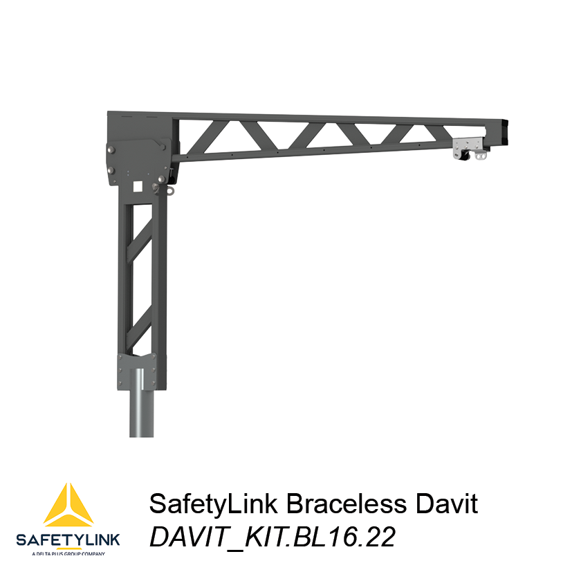 Braceless Davit DAVIT_KIT.BL16.22 – SafetyLink