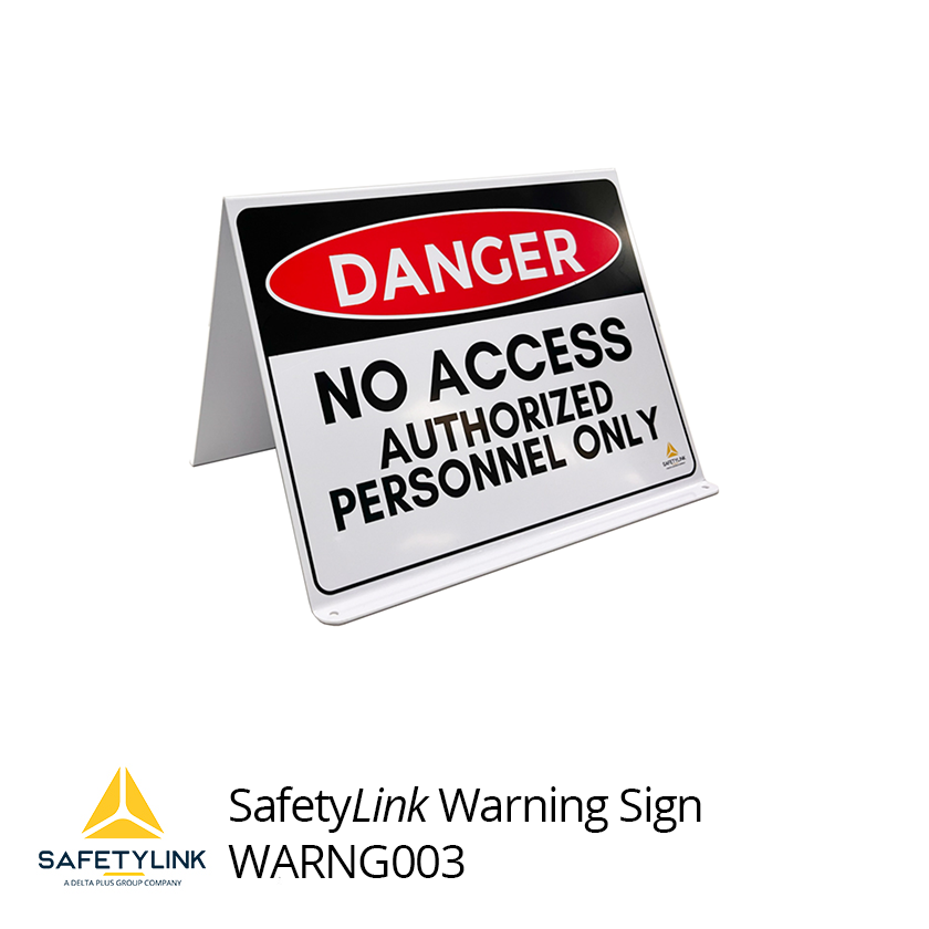 SafetyLink Access Warning Sign WARNG003 – SafetyLink