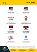 SafetyLink Access Warning Sign WARNG003 - SafetyLink