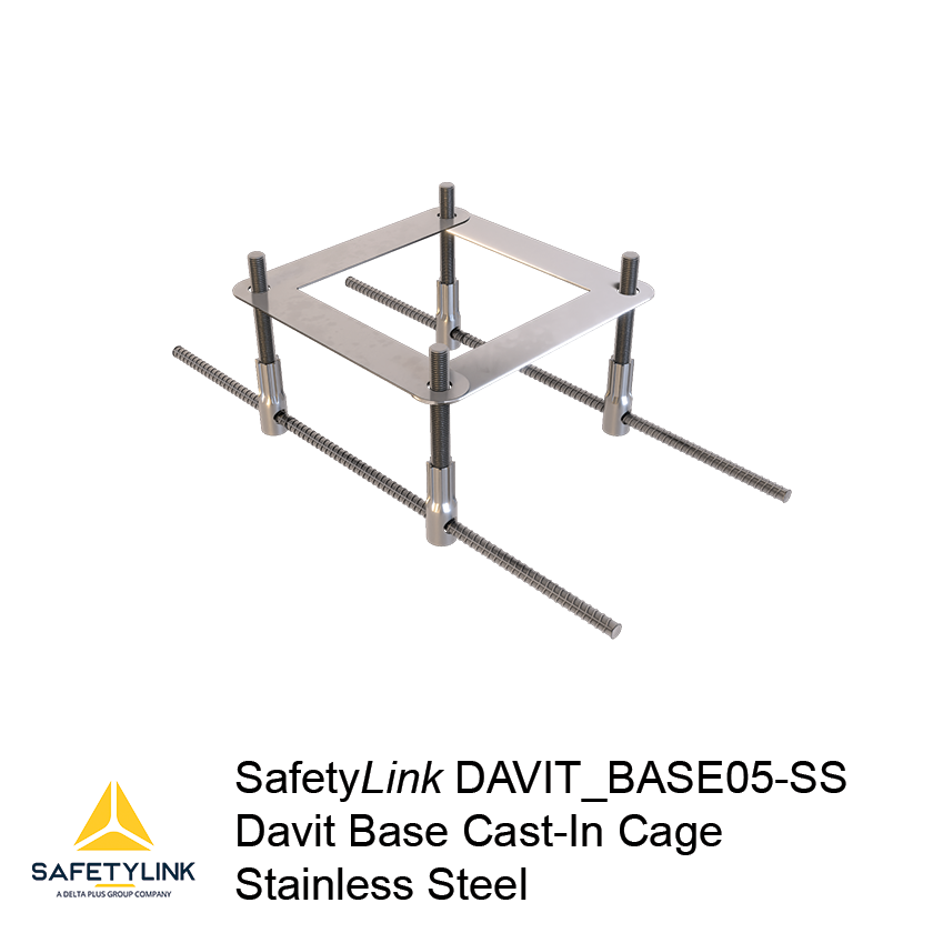 Roof Anchor – FastFit Davit DAVIT_BASE05-SS – SafetyLink