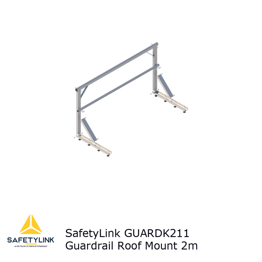 FASTFIT GUARDRAIL SYSTEMS – Roof Mount Guardrail Kit (2 metres ...