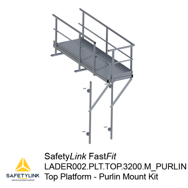 FASTFIT LADDER SYSTEMS – Modular Top Platform: 3200mm with Purlin ...